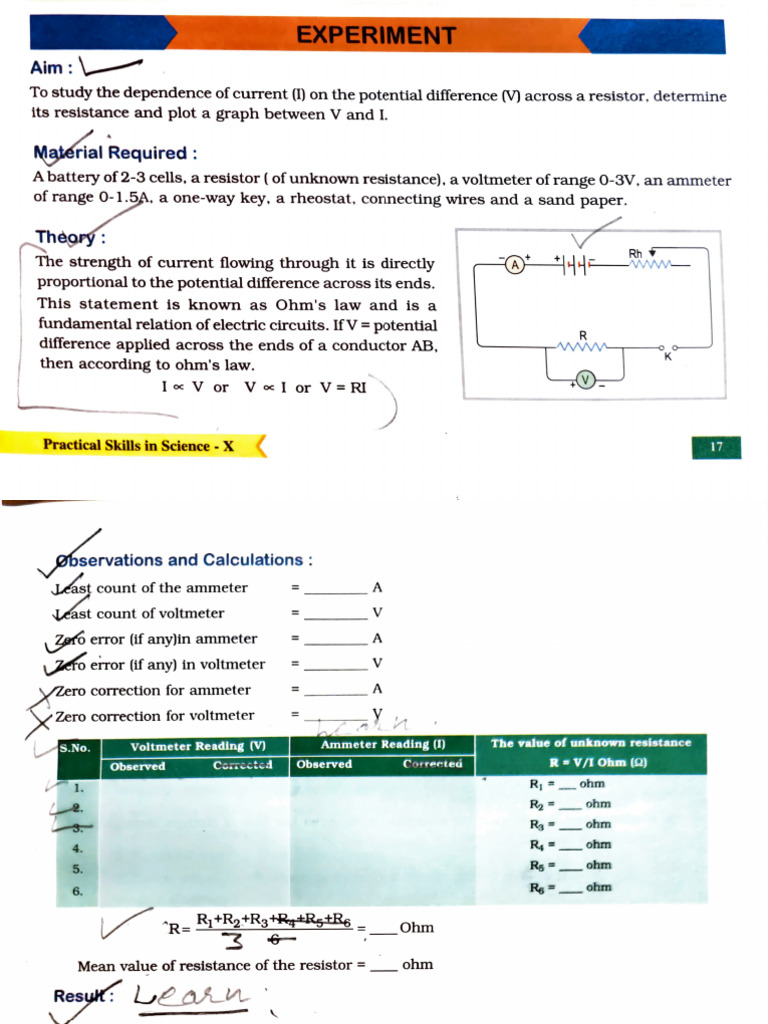 10th Science Practical File Work | PDF | Seed | Leaf