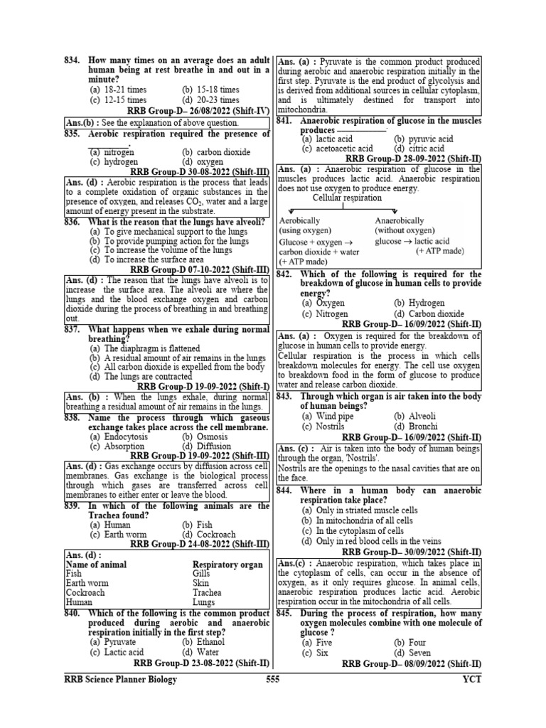 Arts 3 | PDF | Cellular Respiration | Respiratory Tract