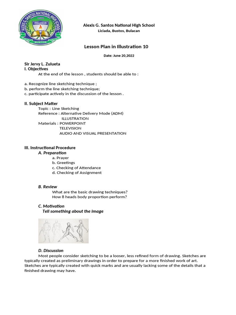 G9 - Line Sketch | PDF | Drawing | Cognition