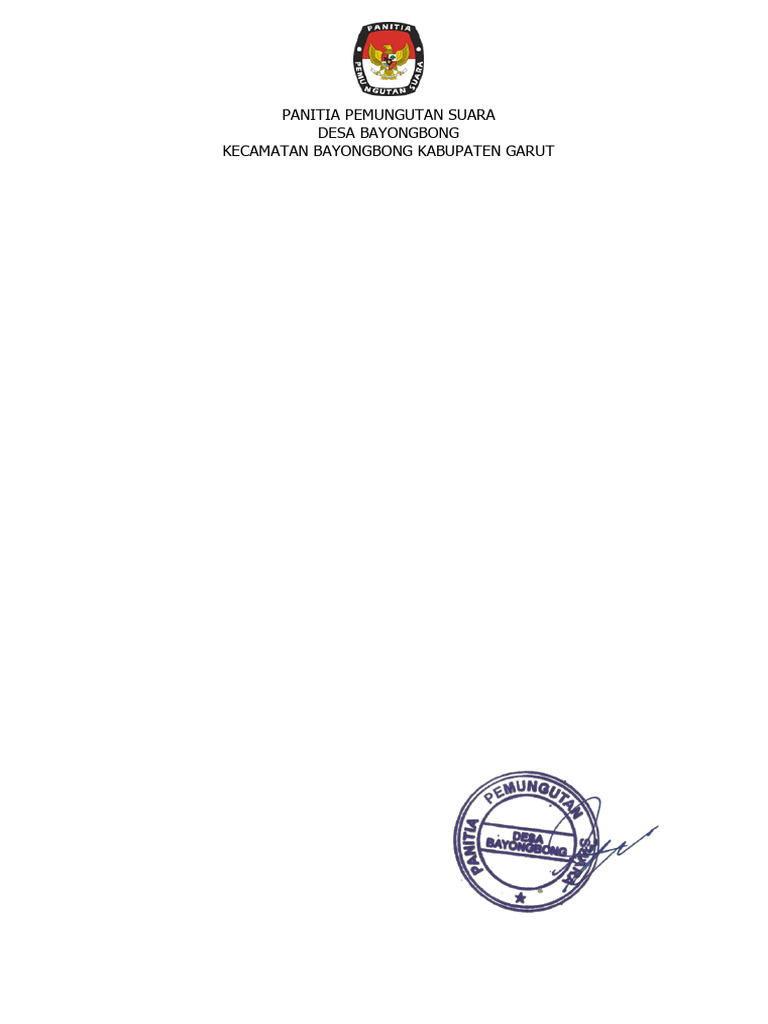Undangan Pelantikan KPPS Pilkada 2024 | PDF