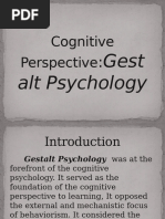 Gestalt Theory of Learning | PDF | Learning | Mental Processes