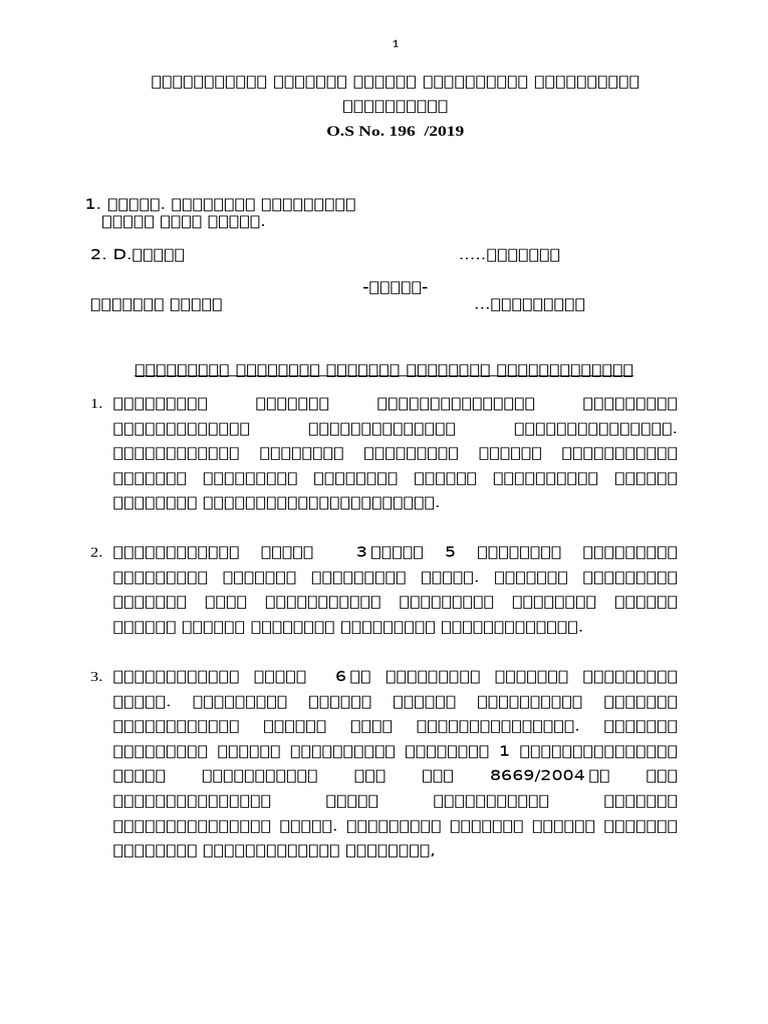 Written Statment Injunction Suit | PDF