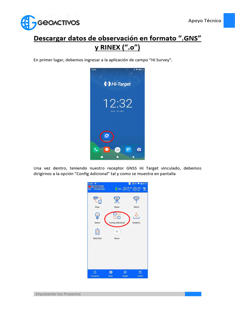 Descarga de Datos RINEX y GNS | PDF