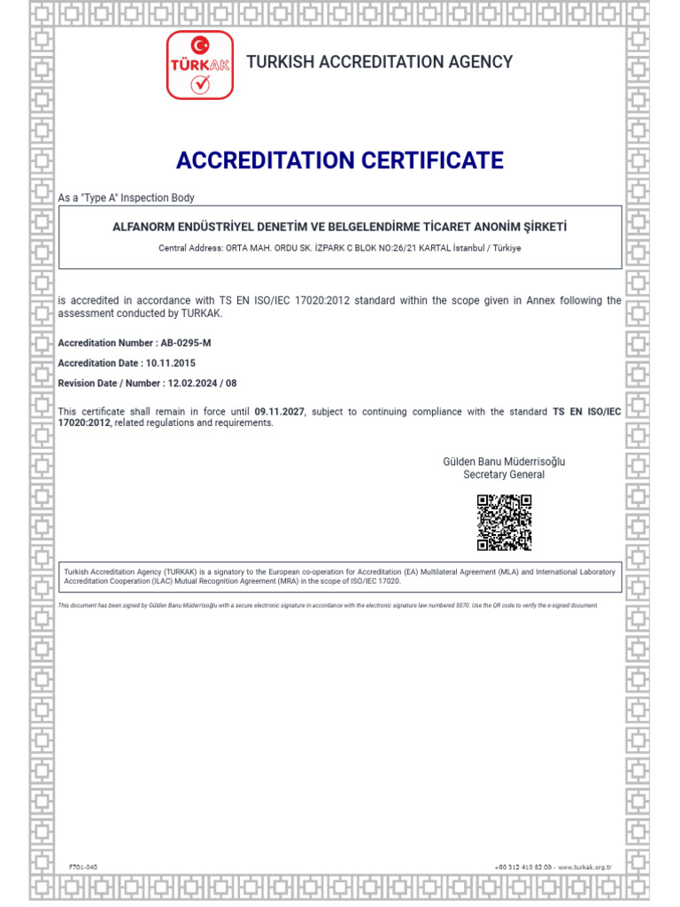 Accreditation Certificate | PDF | Boiler | Nondestructive Testing