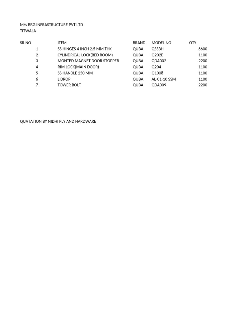 BBG Constrction | PDF