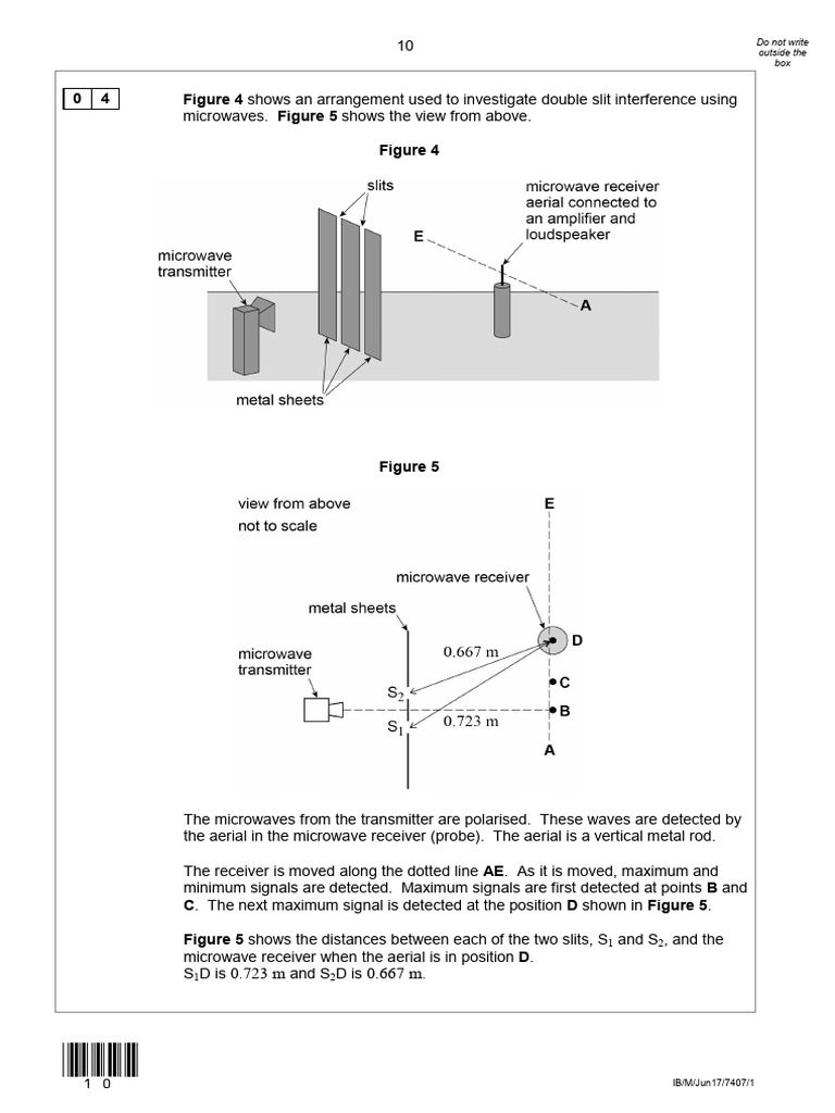 AQA A-Level Physics Question | PDF | Antenna (Radio) | Microwave