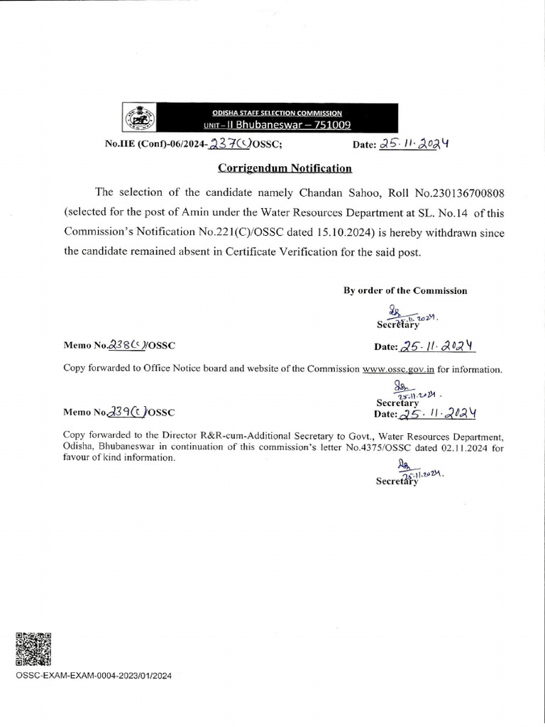 Notice NO.-237 - 0001 | PDF