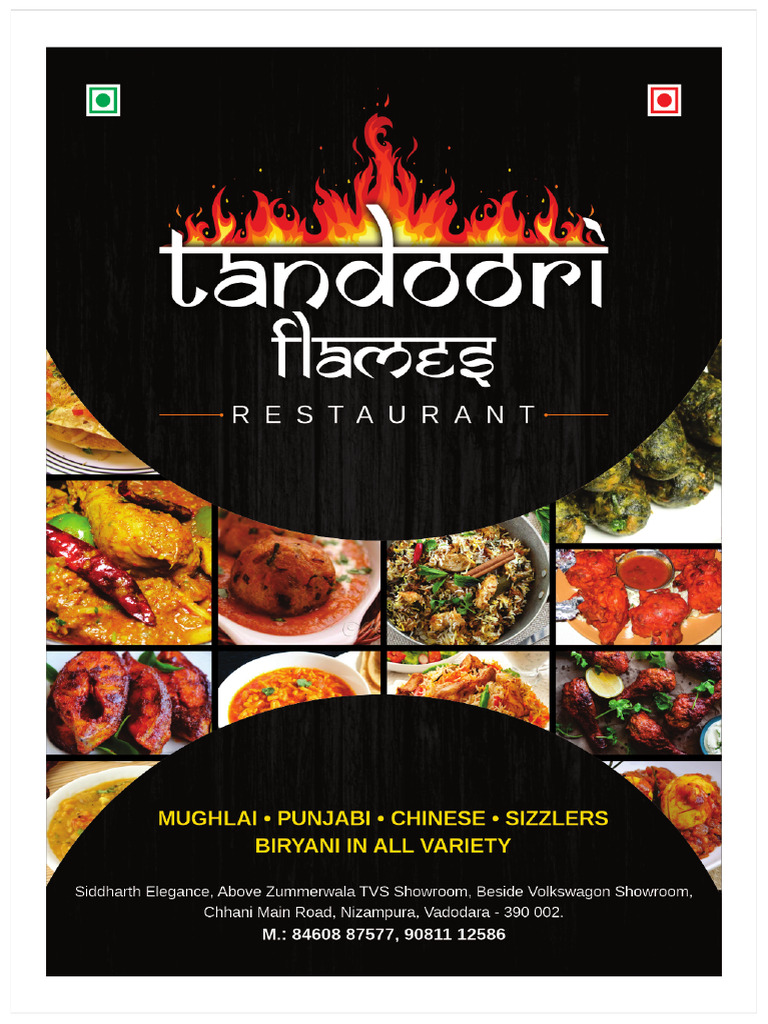 Tandoori Flame Menu-1 | PDF