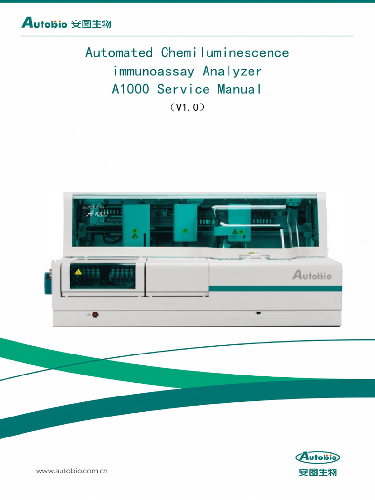 AutoLumo A1000 Service Manual | PDF | Electrostatic Discharge