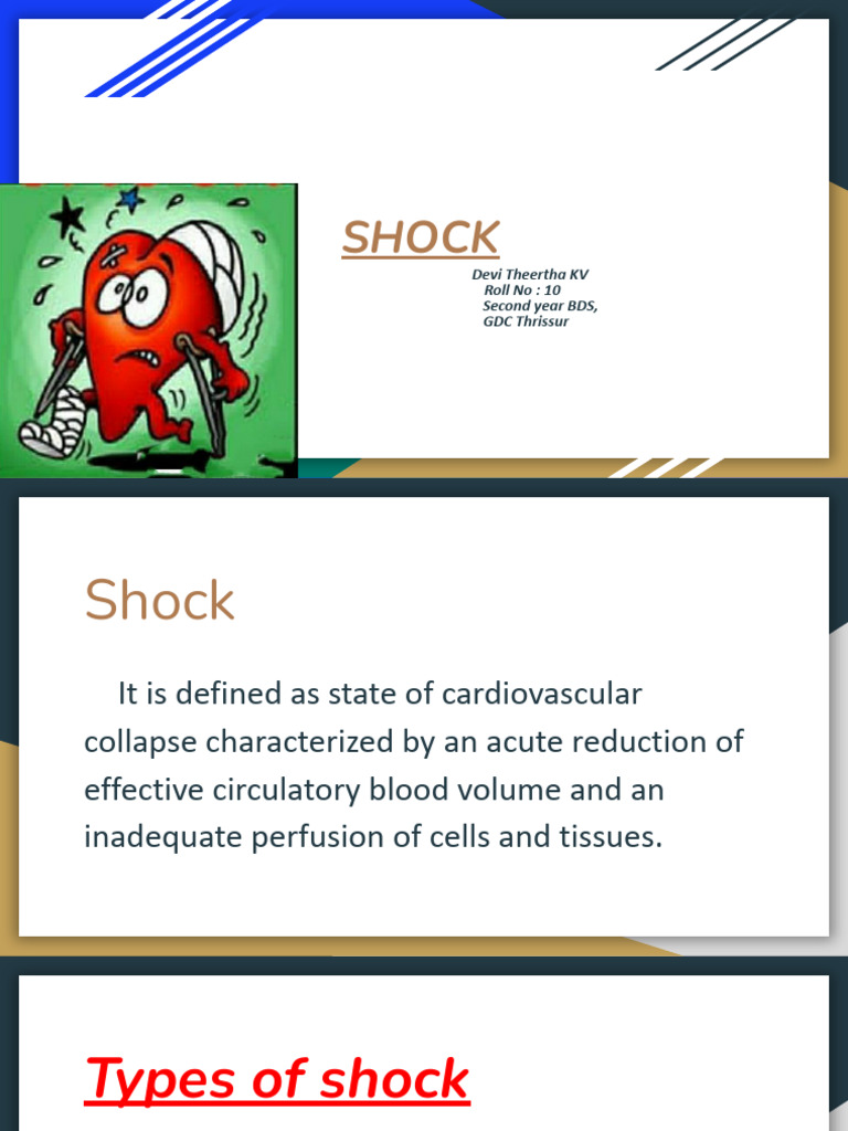 Shock | PDF | Shock (Circulatory) | Sepsis