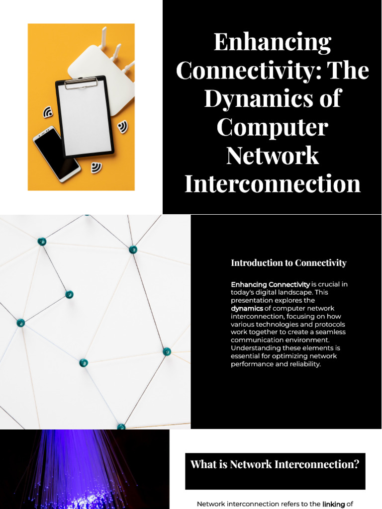 Slidesgo Enhancing Connectivity The Dynamics of Computer Network Interconnection ...