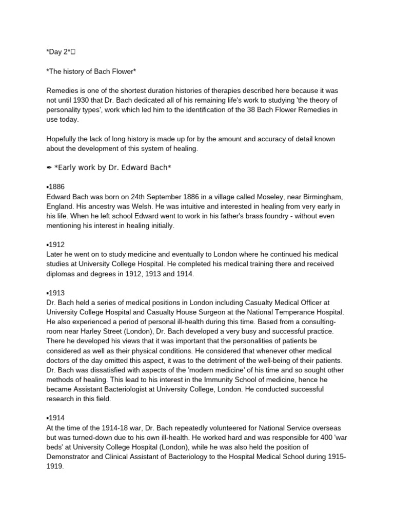 Batch Flower 2 | PDF | Homeopathy | Hospital