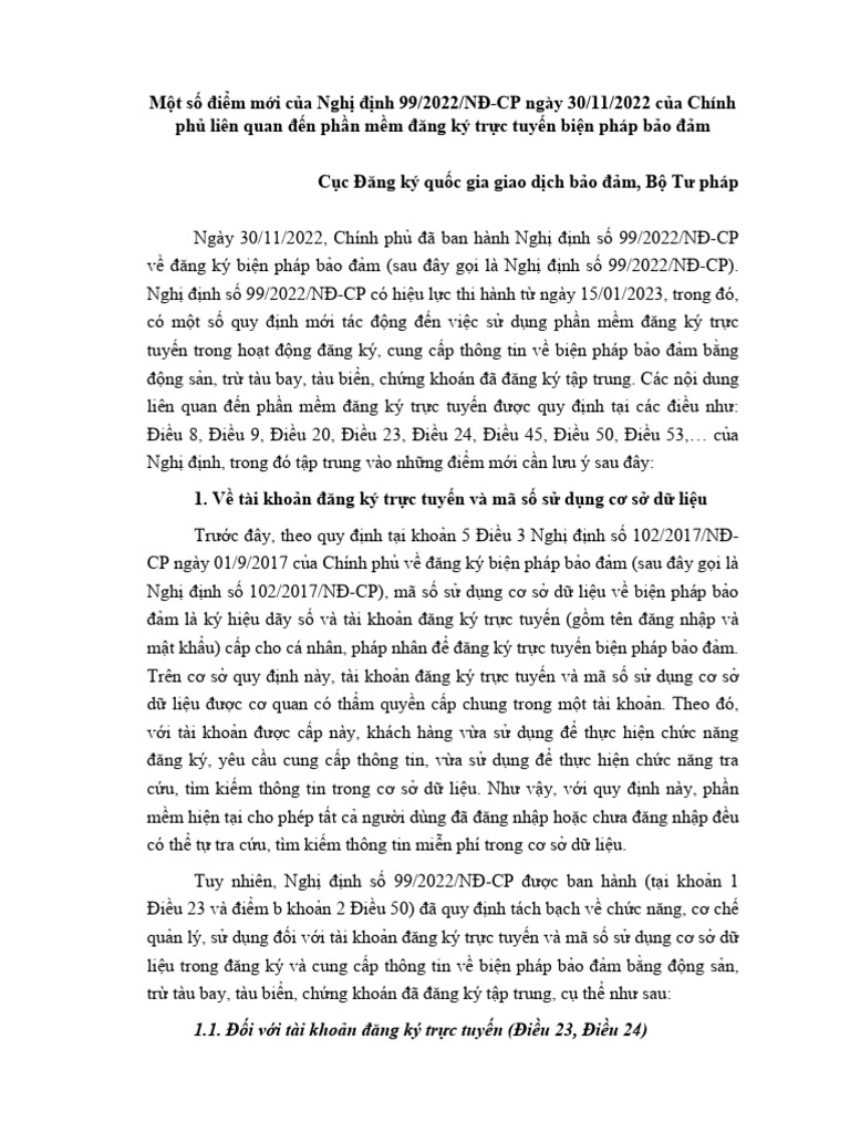 Mot So Diem Moi Lien Quan Den Phan Mem DKTT | PDF