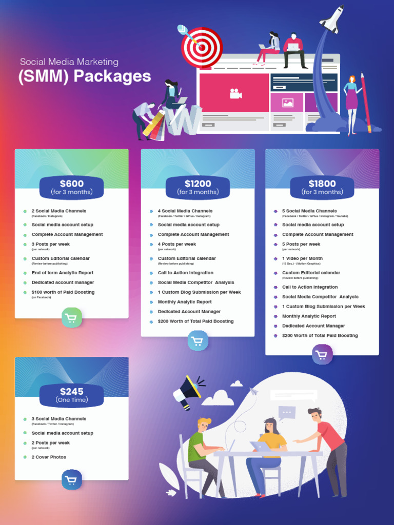 SMM Packages | PDF | Popular Culture & Media Studies | Social Media