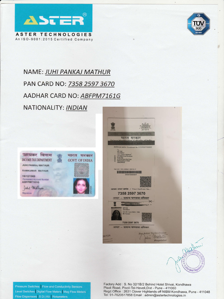 Nationality Certificate | PDF