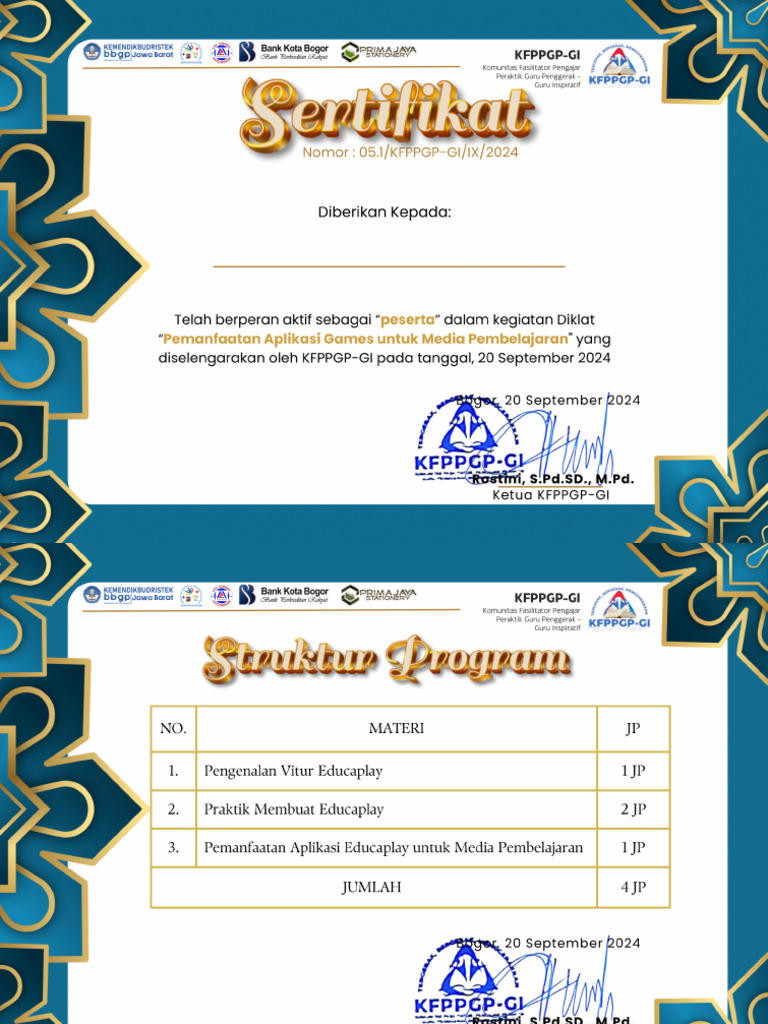 MUTIARA DESI-certificate | PDF