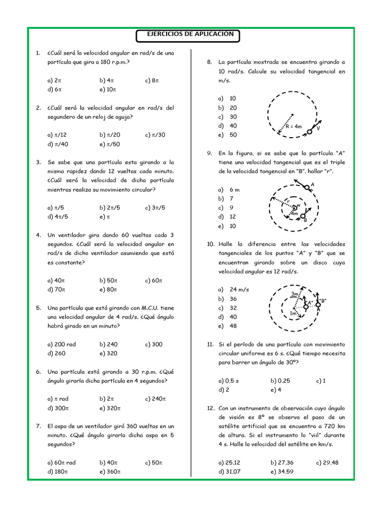 Práctica - Mcu | PDF | Velocidad | Movimiento (física)