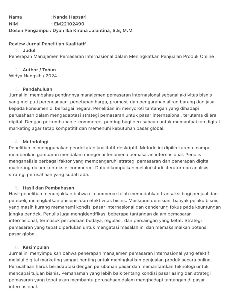 Tugas 11 Metopen | PDF