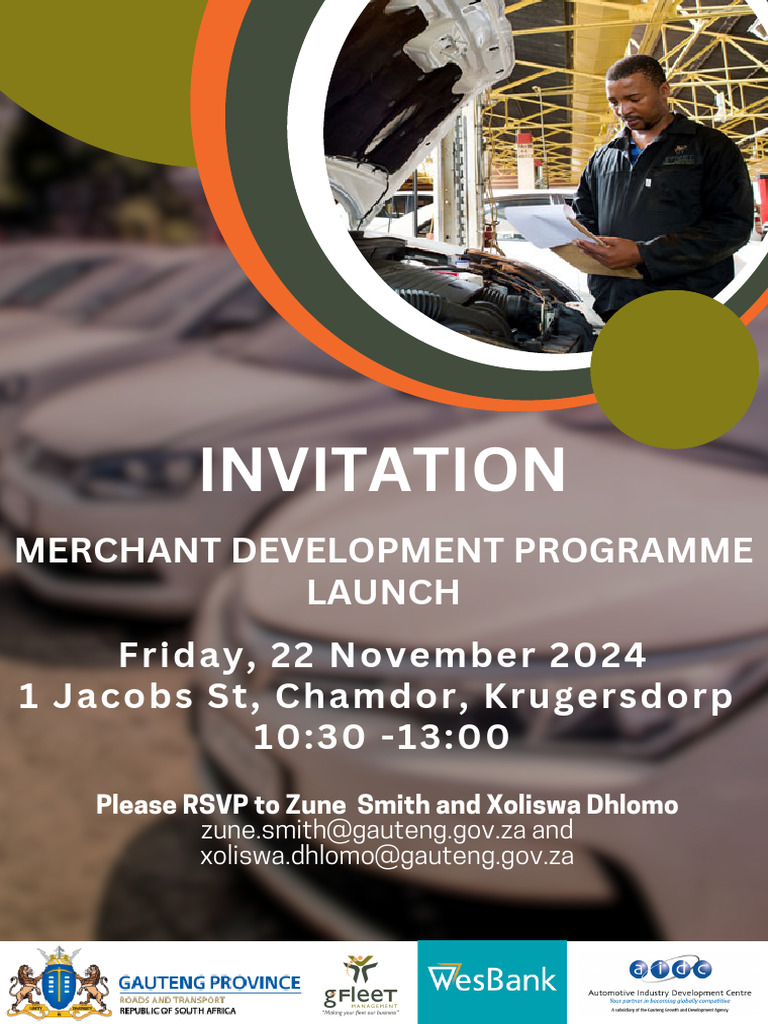 Invitation To The Merchant Development Programme Launch | PDF