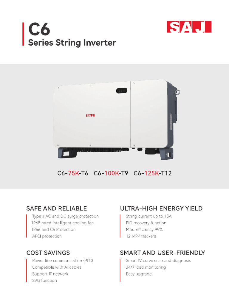 Saj C6-100K-T9 | PDF