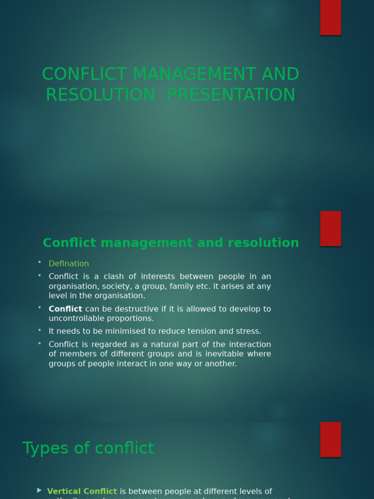 GST 222 - Roles of Communication in Conflicts Resolution | PDF | Communication | Conflict (Process)