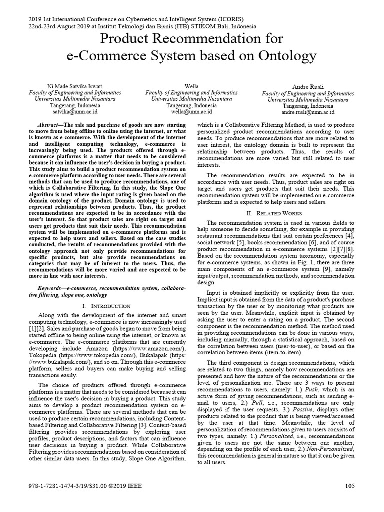 Iswari 2019 | PDF | Ontology (Information Science) | Computing