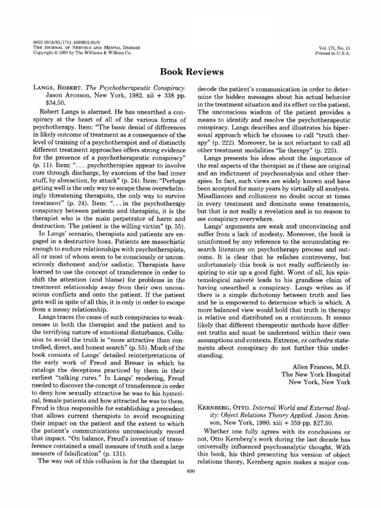 Internal World and External Reality | PDF