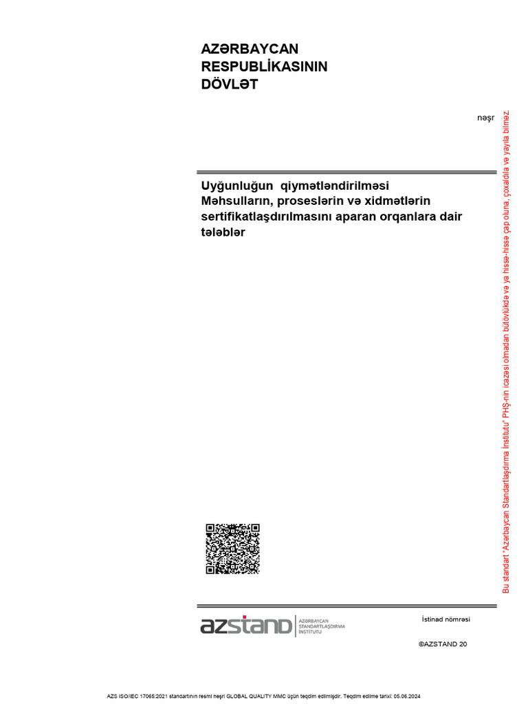 Azs Iso Iec 17065-2021 | PDF