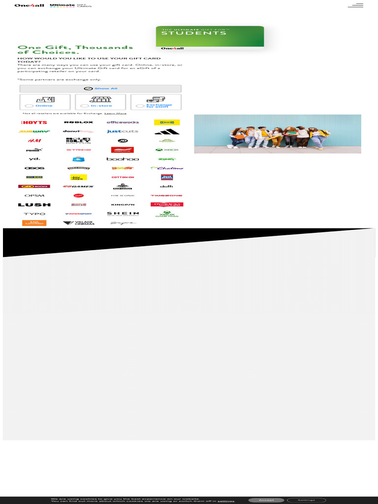 Students - Ultimate Gift Cards | PDF
