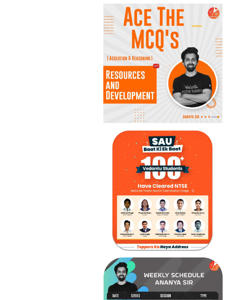 Ace+The+MCQ's Ace+The+MCQ's+ (+Assertion+&+Reasoning+) +-+1+ +Resources+and+Development | PDF ...