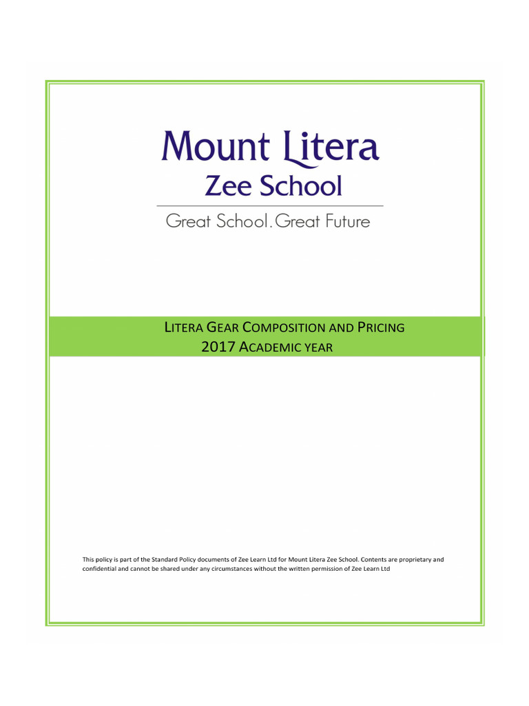 Mlzs Alwar Litera Gear | PDF