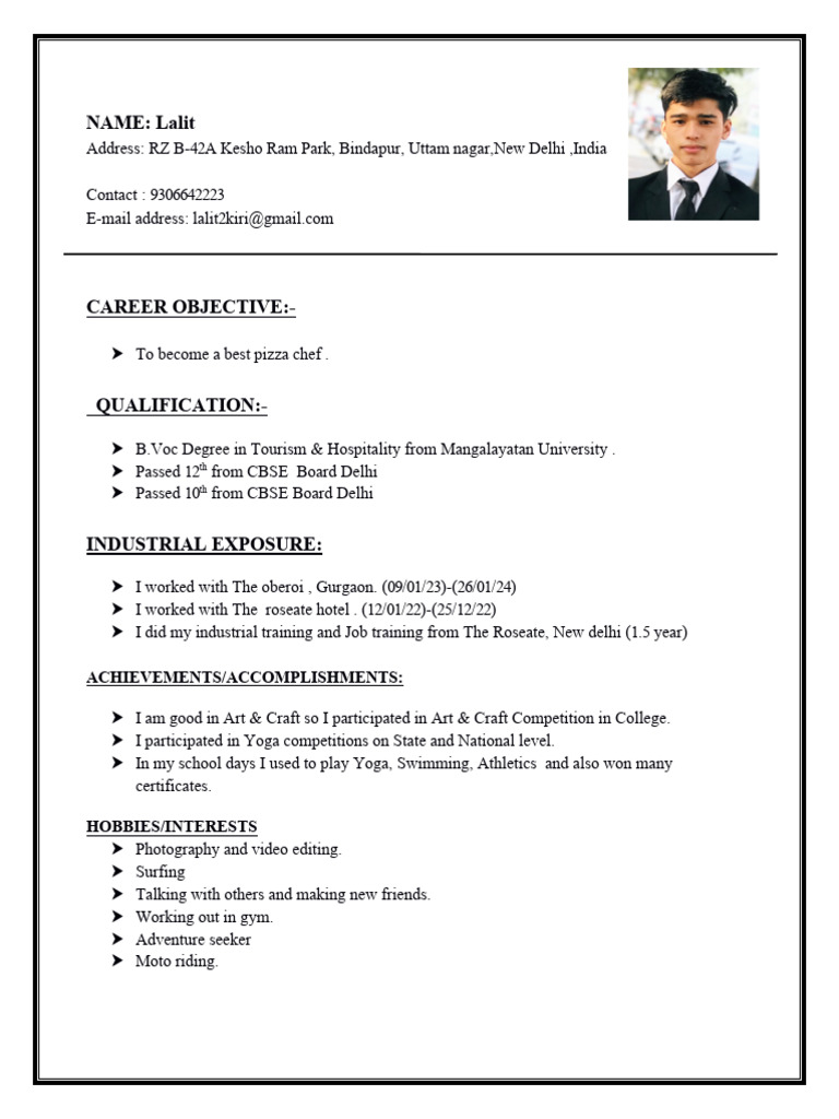 Lalit - Resume | PDF
