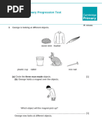 Cambridge School Grade 3 Science Paper 3RD Worksheet | PDF | Metrology ...