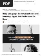 Worksheet Implicit Explicit Verbal Nonverbal | PDF | Communication | Nonverbal Communication