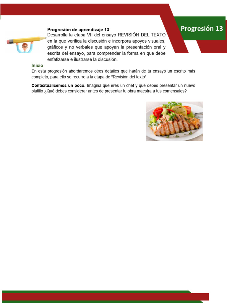 Progresión 13 Cuaderno de Trabajo - LyC3 | PDF | Ensayos | Compromiso civil