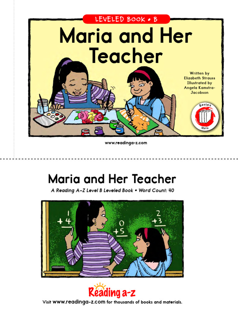RAZ-B 055 Maria and Her Teacher | PDF | Languages | Foreign Language Studies