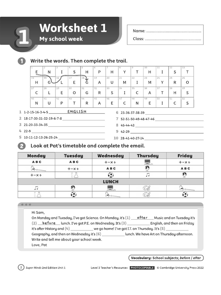 Worksheet | PDF
