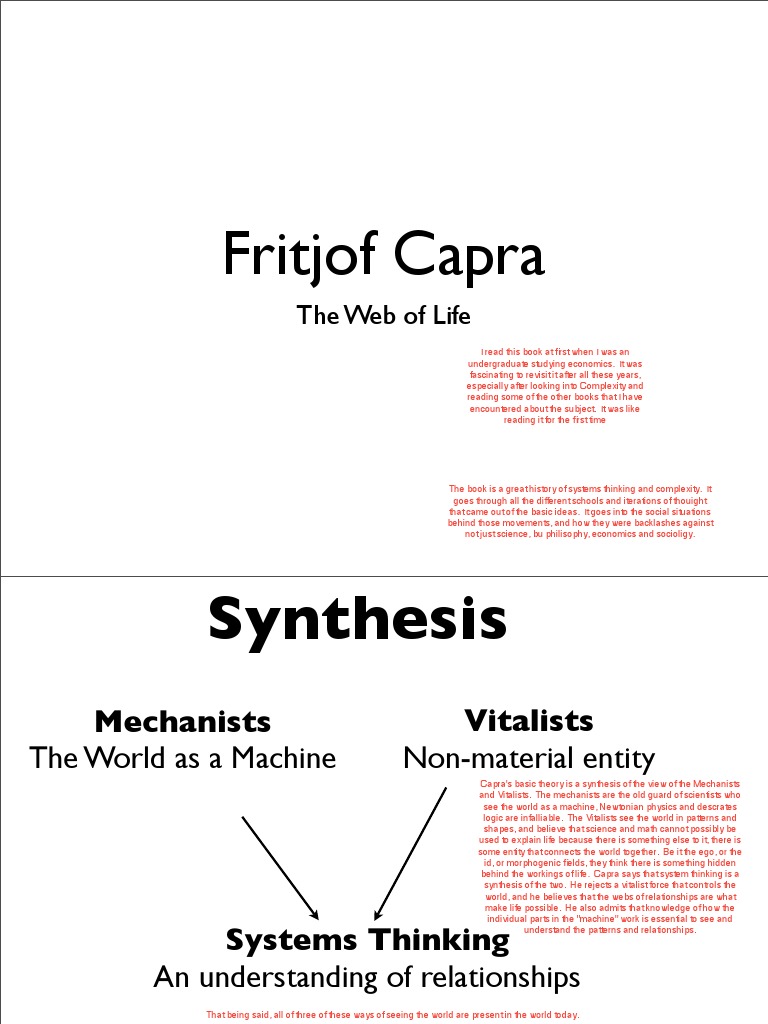 Capra Web of Life | PDF