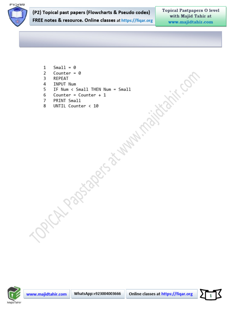 Topical Pseudocodes Solved 2210 P2 Mt Pdf Algorithms Computer Programming 8184