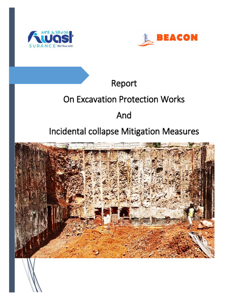 Excavation Mitigation Measures Report | PDF | Deep Foundation | Civil ...