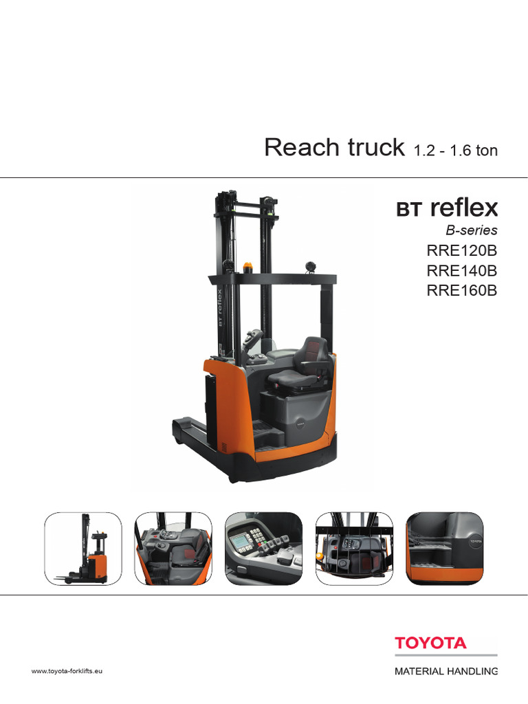 Catalogo Tecnico Reach Toyota BT Reflex B Series | PDF | Axle | Truck