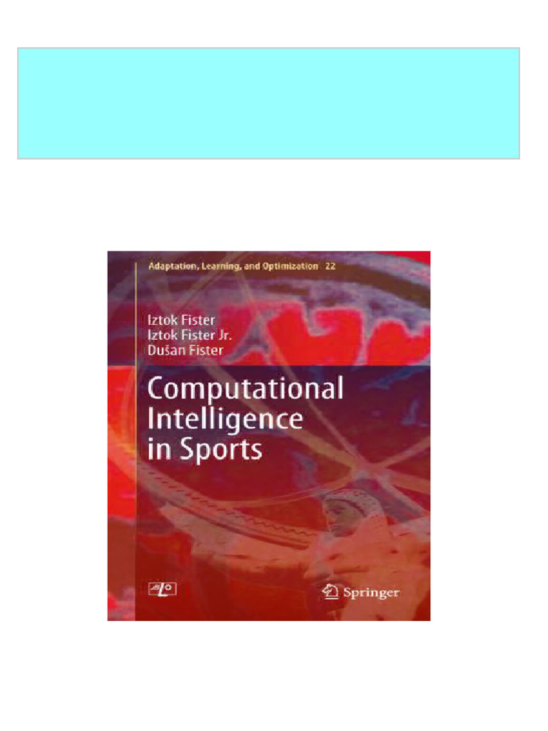 Complete Computational Intelligence in Sports Iztok Fister PDF For All ...