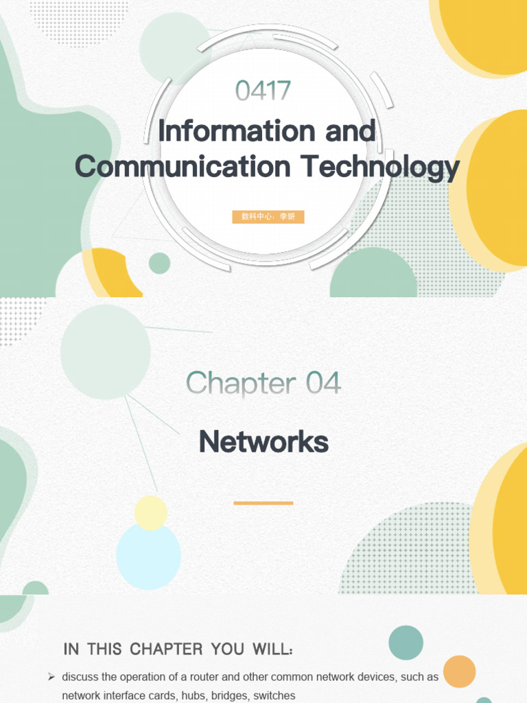 CH 04 | PDF | Computer Network | Router (Computing)