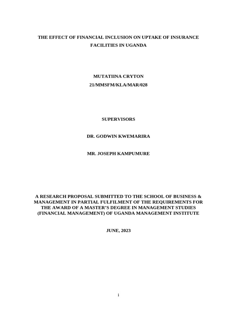 Research Proposal | PDF | Sampling (Statistics) | Sample Size Determination