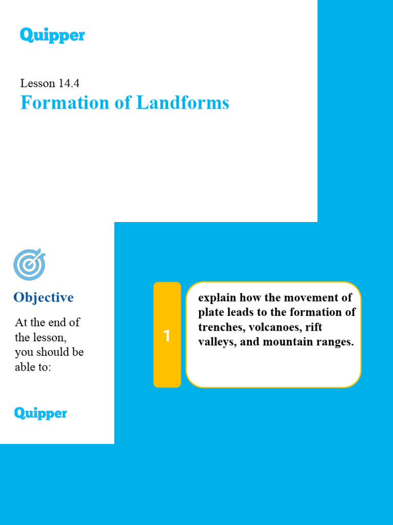 Plate Tectonics and Landform Formation | PDF | Plate Tectonics | Geophysics