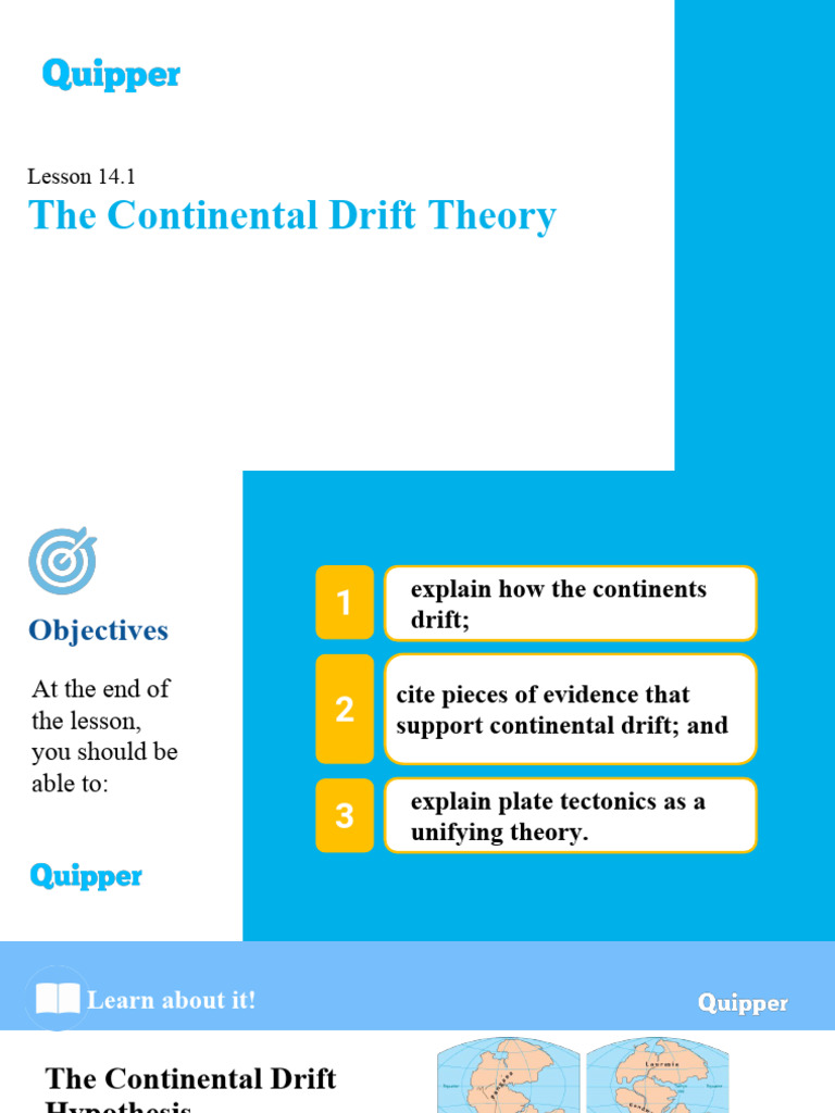 Understanding Continental Drift Theory | PDF | Plate Tectonics | Earth ...