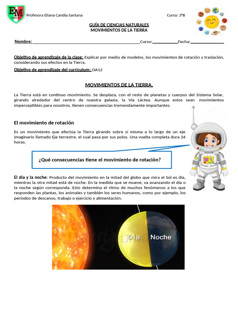 Movimientos de La Tierra Unidad 2 | PDF | Tierra | Astronomía