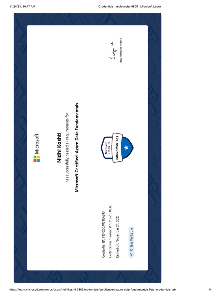 DP 900 Certification | PDF