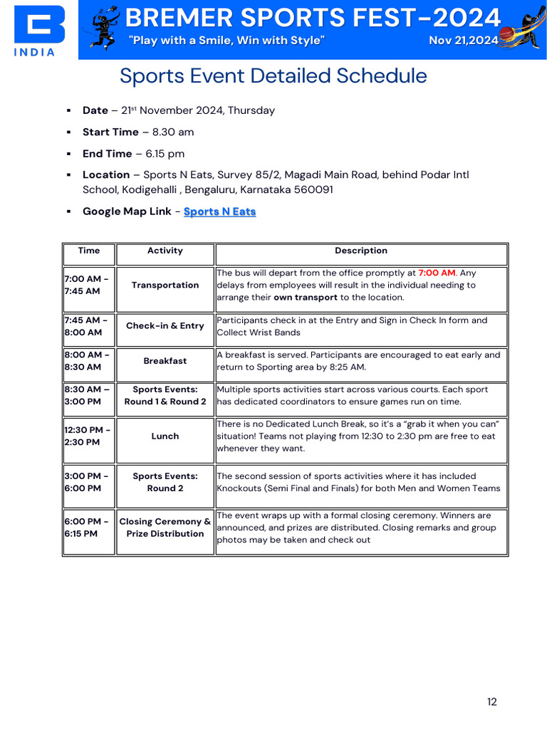 Bremer Sports Fest Nov 2024-12-13 | PDF