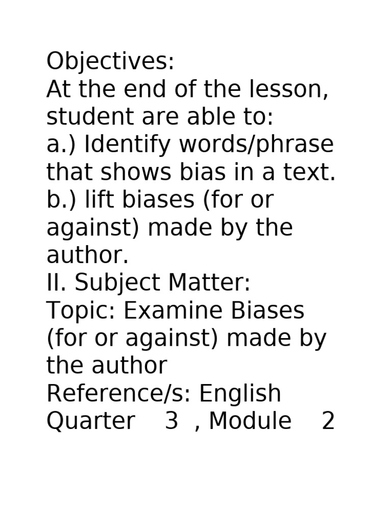 Sample LP For Bias | PDF